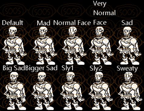 Undertale Papyrus Sprite Sheet Wip By Soosspy On Deviantart