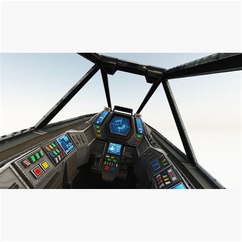 Space Force 1 Interceptor Light Assault Fighter Low Poly 3d Model