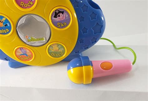 Nick Jr Backyardigans Sing Along Radio Boombox Toy With Microphone Clean Rare 4663215051