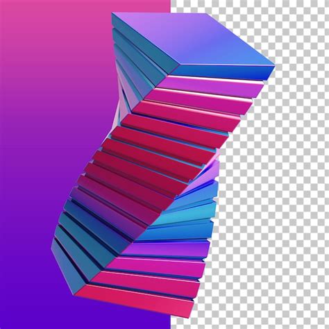 Premium Psd Abstract Grid Maze 3d Illustration