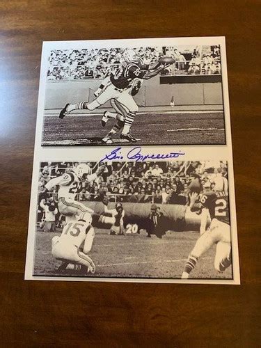 Gino Cappeletti Auto Photo 11x14 Patriots Ebay