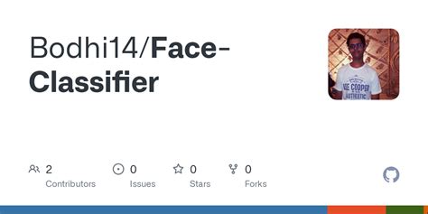 Github Bodhi14face Classifier