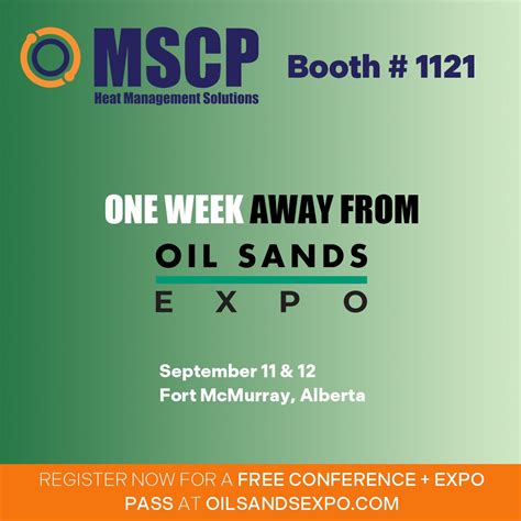 Mscp Heat Management Solutions On Linkedin Oilsands2024 Digitization