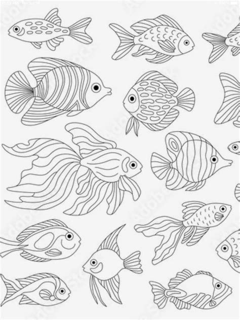 Pin By Mégane Lafay On Fish In 2025 Fish Drawings Fish Sketch Fish Art