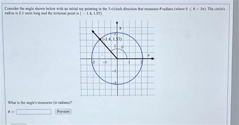 Solved Consider The Angle Shown Below With An Initial Ray