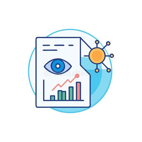 Predictive Modeling Icon For Analysis Stock Image Illustration Of