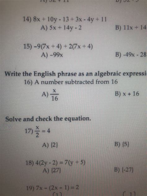 answered write the english phrase as an… bartleby