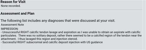 39f 1 Year With Calcific Tendonitis Barbotage Yesterday Was It