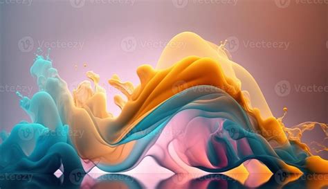 Liquid Abstract Background Gradient Splashes Of Liquid 22745451