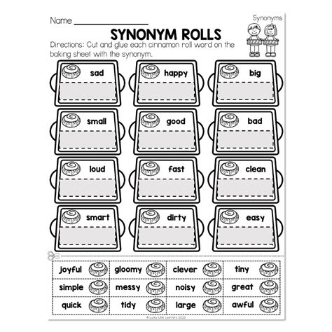 Synonym Rolls Template