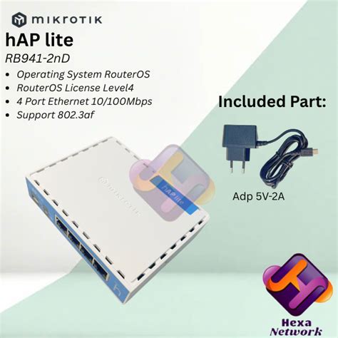 Mikrotik Microtik Hap Lite Rb941 2nd Shopee Philippines