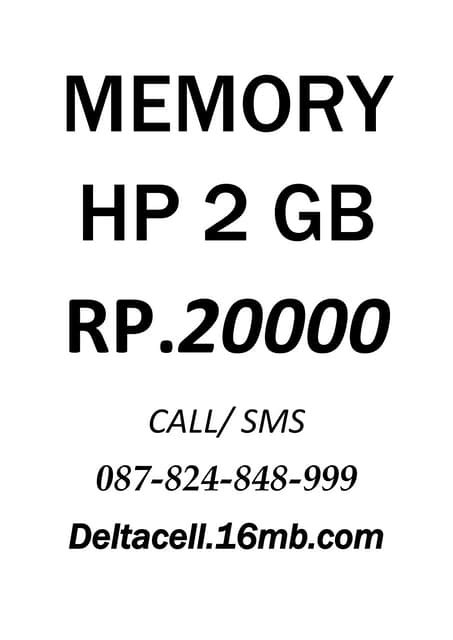 Memory Hp 2 Gb Rp Docx