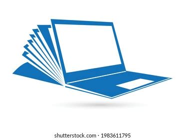 Laptop And Book Logo Images Stock Photos Vectors Shutterstock