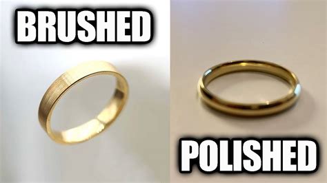 Dont Make This Mistake Wedding Bands Brushed Vs Polished Gold Finish