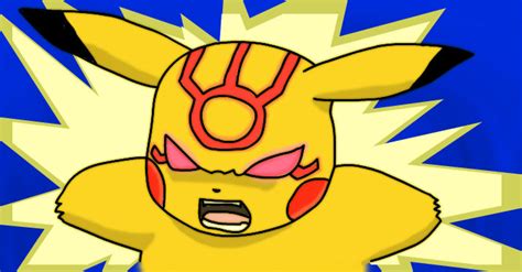Pikachu Absorbs Blue Orb By Scizzy On Deviantart