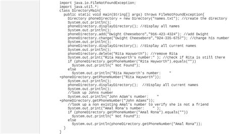 Solved You Will Implement A Phone Directory Program That