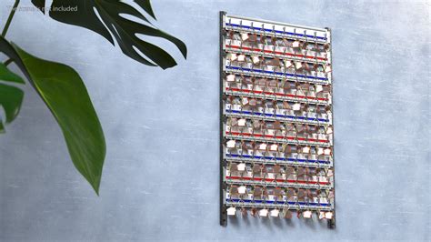 Industrial Key Rack With Keys 3d Model 24 3ds Blend C4d Fbx Max