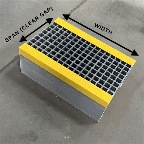 Grp Step Over Platforms Set Height 200mm Grating Direct