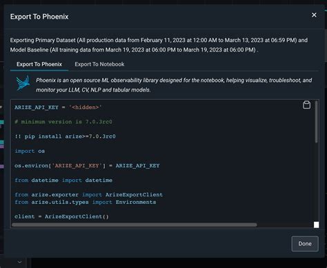 Export Data To Notebook Arize Ax Docs