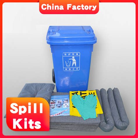 Super Absorber Industrial 120l Universal Spill Kit For Liquid Spills