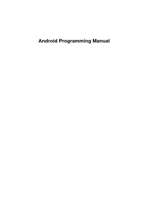 Android Programmingmanual V36 Pdf Barcode Boolean Data Type