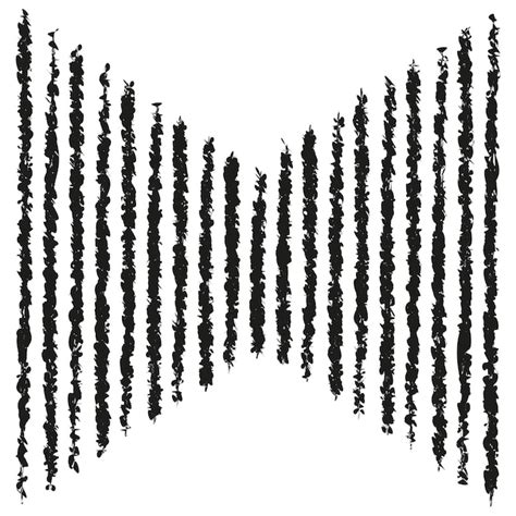 Premium Vector Abstract Black Lines Pattern Gradual Narrowing To