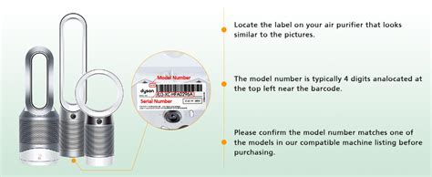 360 Combi Glass Hepa Carbon Air Purifier Filter Replacement For Dyson Hp10 Hp07