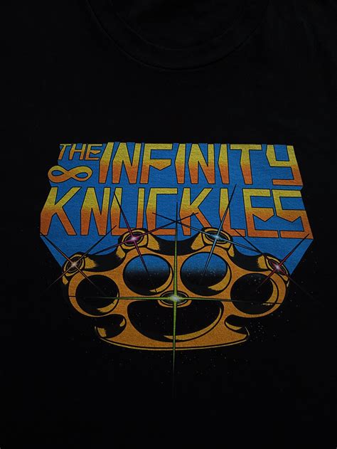 Infinity Gauntlet Brass Knuckles T Shirt Etsy