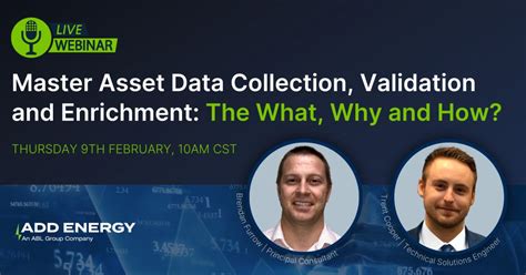 Abl Group On Linkedin Webinar Master Asset Data Collection Validation And Enrichment The…