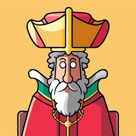 Santa Claus With A Hat New Year Sinterklass Premium Ai Generated Vector