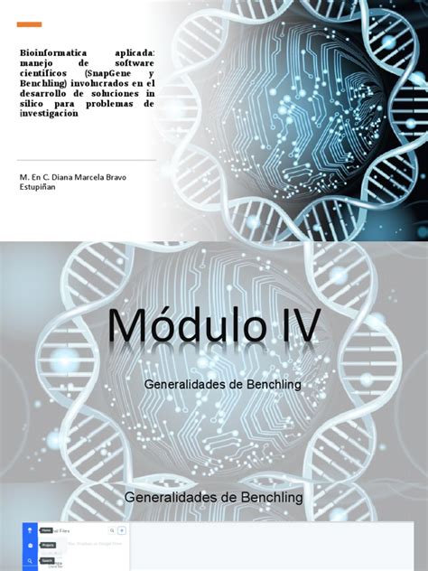 Curso Bioinformática Aplicada Modulo Iv Y V Pdf