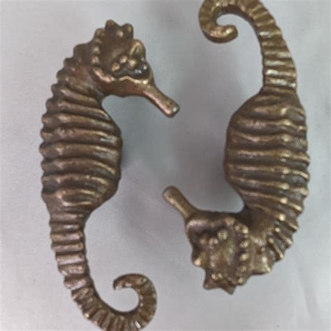 Seahorse Knobs Etsy