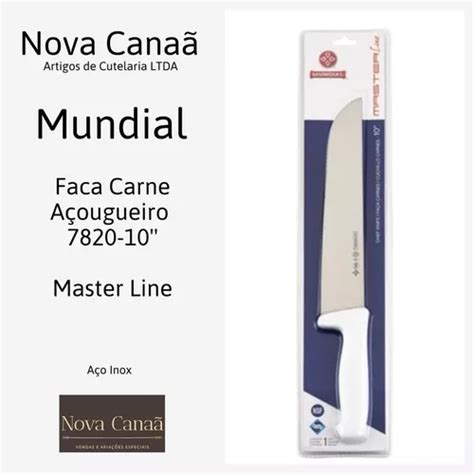 Faca Para Churrasco 10 Pol Mundial Carne Peixe E Açougue Parcelamento Sem Juros