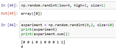 Using Numpy For Simulations Useful Code