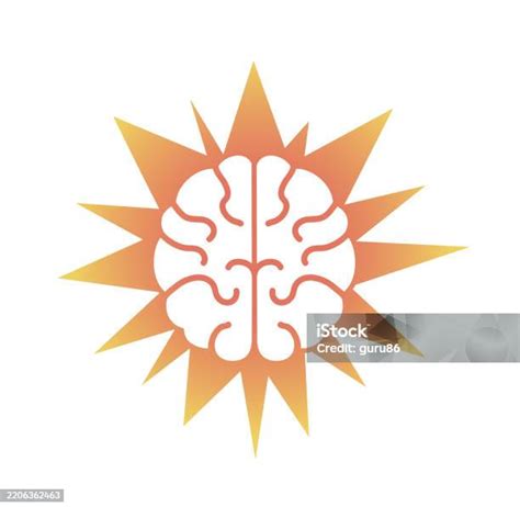 Brain Explosion Logo Vector Symbol Icon Design Illustration Stock Illustration Download Image