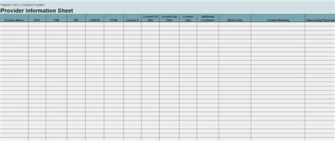 Credentialingprovider Enrollment Spreadsheet Package Etsy