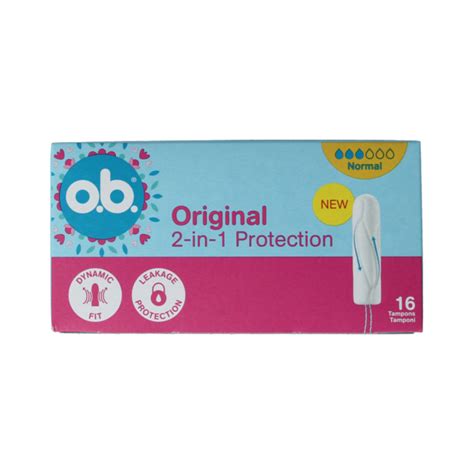 Tampons Original Dynamic Fit Normal 1600 Stuks Vitadvice Bv