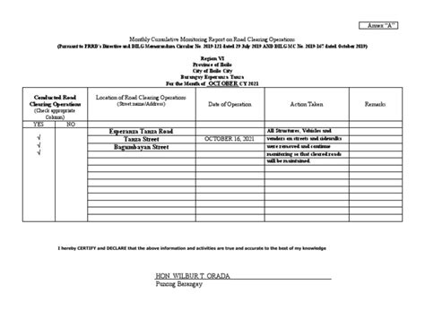 Road Clearing Oct Report Pdf