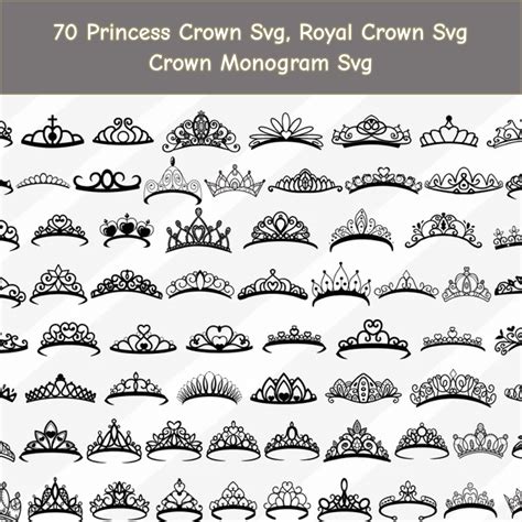 Disney Princess Crown Silhouette