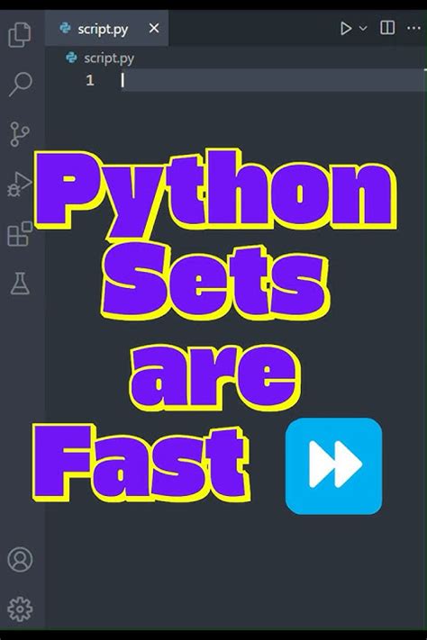 ⚡ Speed Up Code With Sets Python Coding Programming Codingtips Youtube