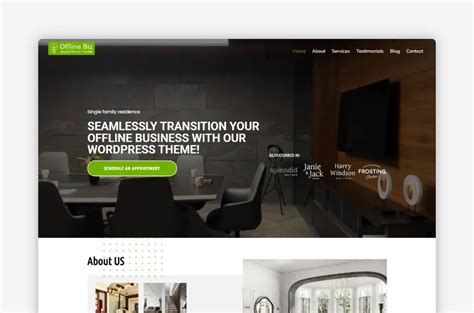 Lead Generation Wordpress Theme Offlinebiz