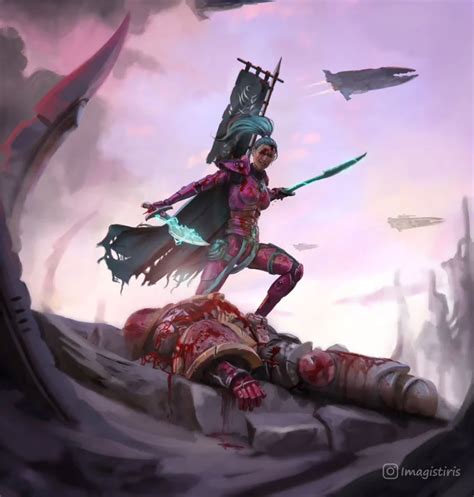 Warhammer 40k Art Eldar Im New To Eldar Lore Can Anyone Tell Me What