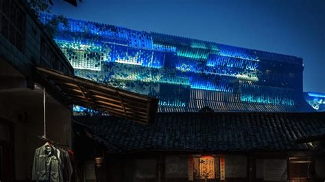 Immersive Theatre Clad In Luminous Tiles By Beijing Leuchte Lighting Design