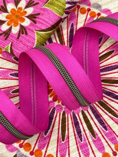 5 Nylon Zipper Tape Summer Pink Georgiagirlstitches