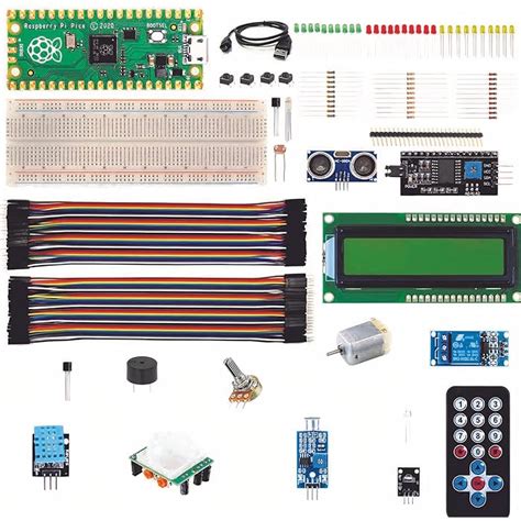 Buy Robotistan Raspberry Pi Pico Super Starter Kit RP Microcontroller DIY Raspberry