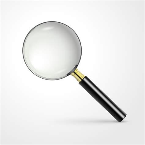 Realistic Vector Magnifying Glass Free Stock Vector Graphic Image 21197339