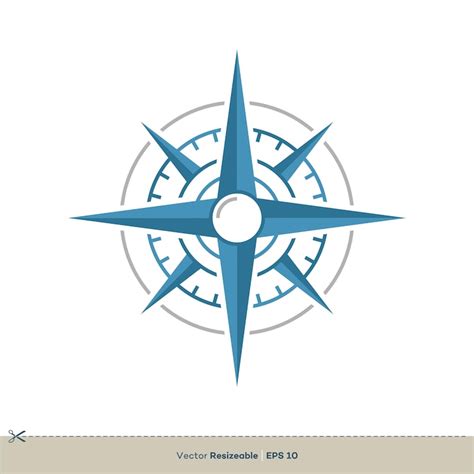 Premium Vector Compass Rose Logo Template Illustration Design Vector Eps 10