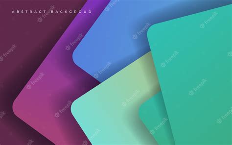 Premium Vector Abstract Colorful Papercut Triangle Overlap Layers