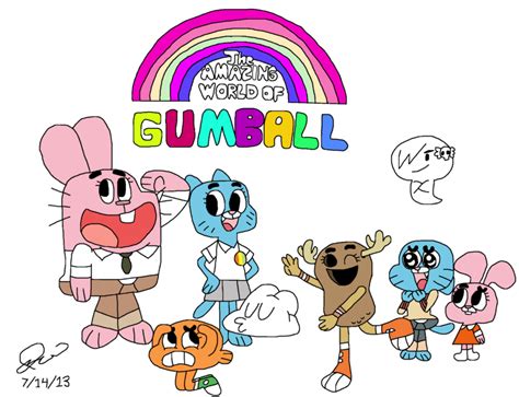 Amazing World Of Gumball Drawing At Getdrawings Free Download