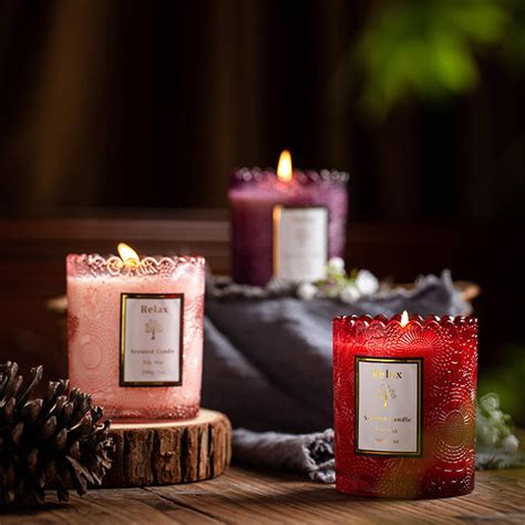 Buy Wholesale China New Neutral Lace Embossed Jar Candle Cup With